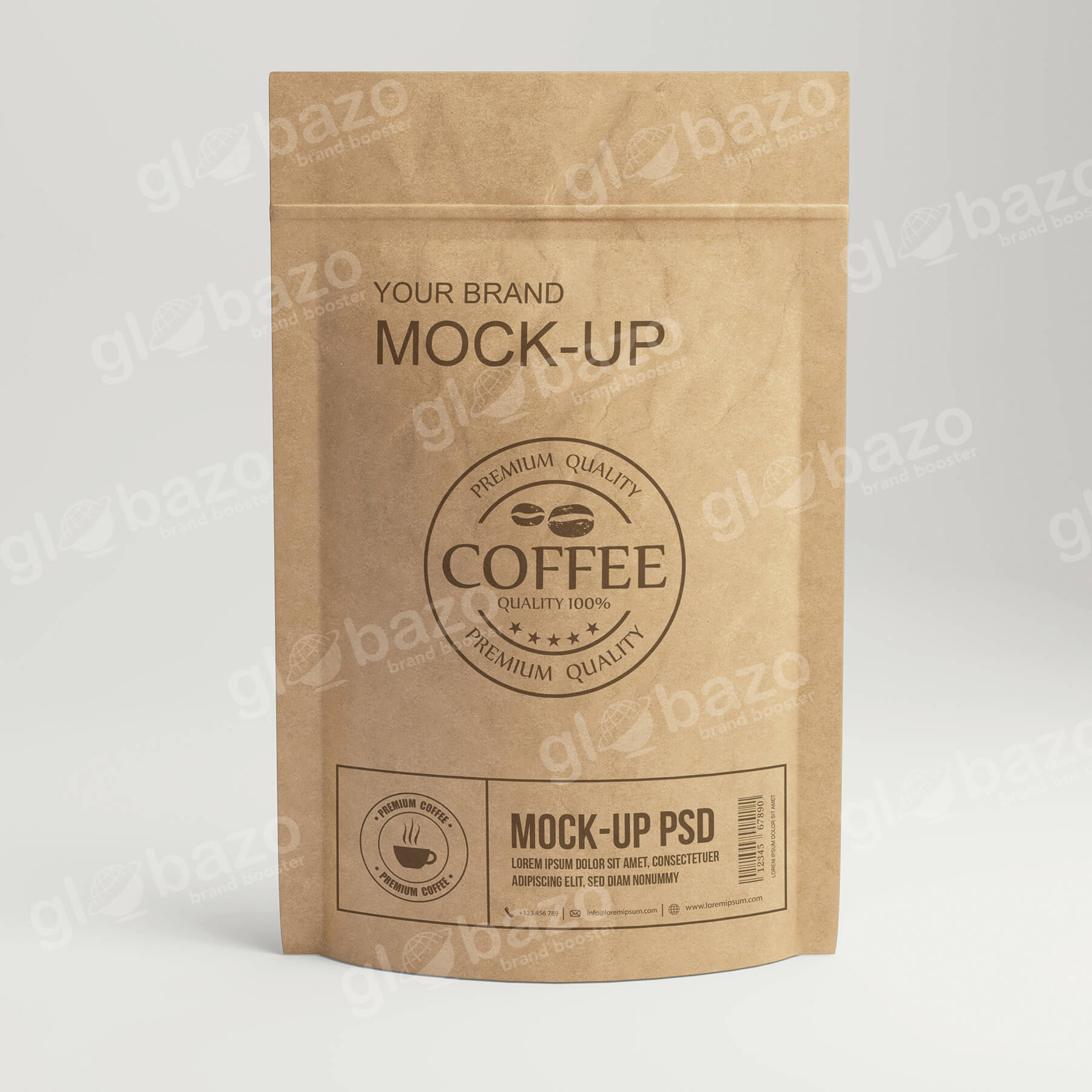 Craft Pouch Mockup (pkg-226) – Globazo : Social Media Banners, Product ...
