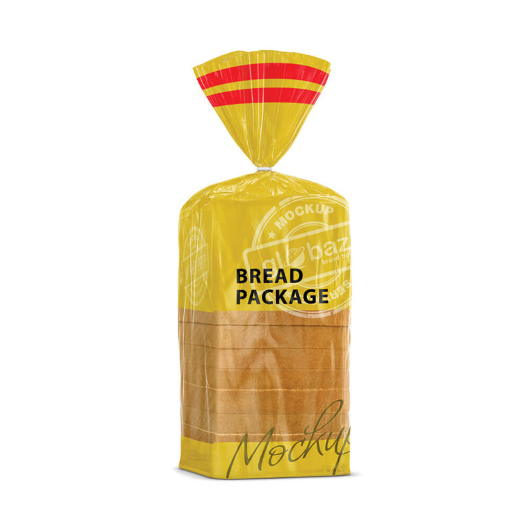 Bread Package Mockup (pkg-634) – Globazo : Social Media Banners ...
