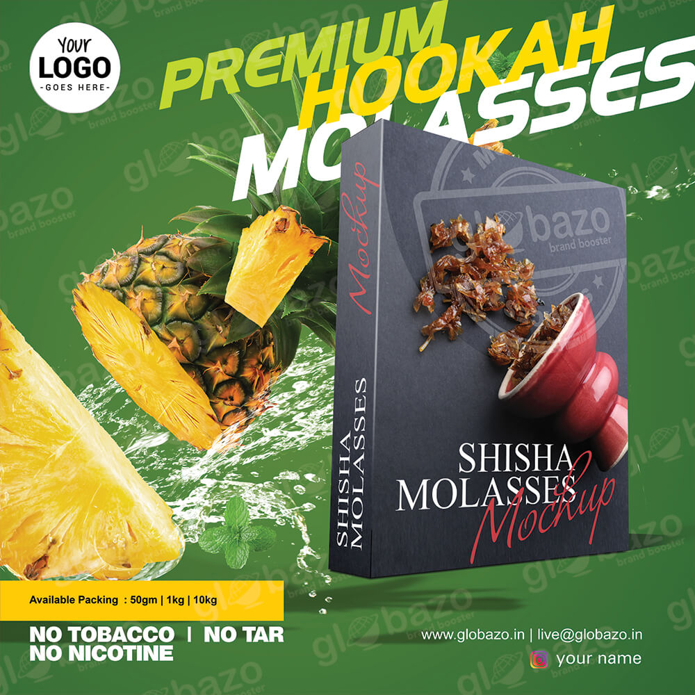 Pineapple Flavour Mockup (sm-55) – Globazo : Social Media Banners, Product Mockups Ready to ...