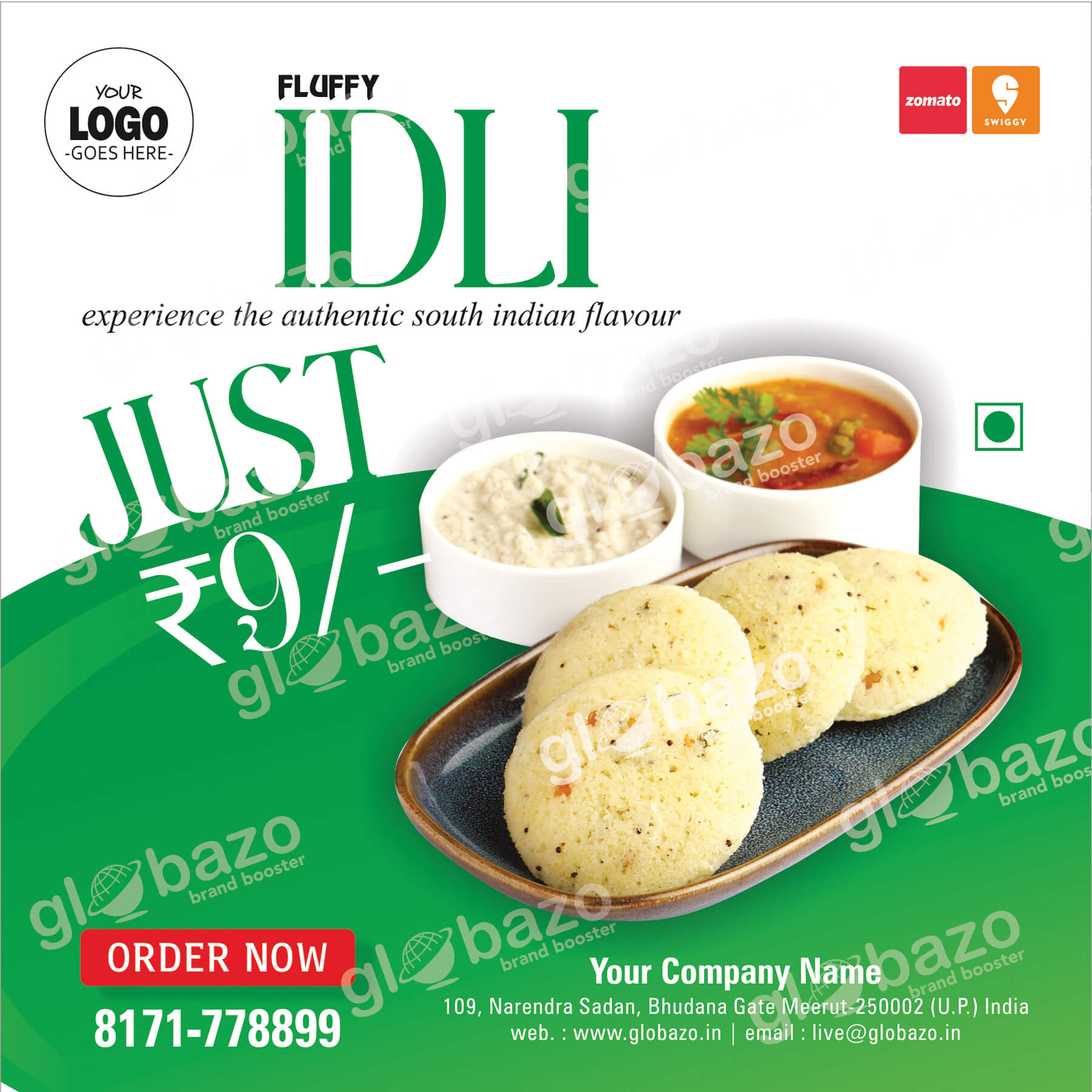 South Indian – Globazo : Social Media Banners, Product Mockups Ready to Print designing services ...